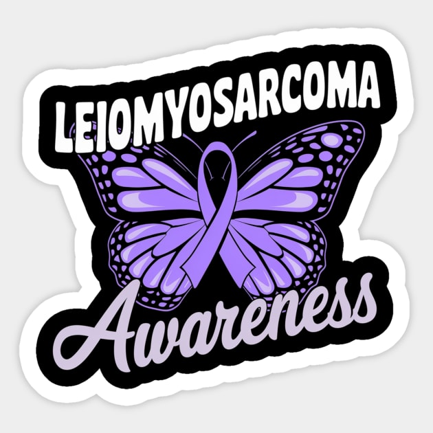 Month Purple Ribbon Butterfly - Purple Ribbon - Sticker | TeePublic