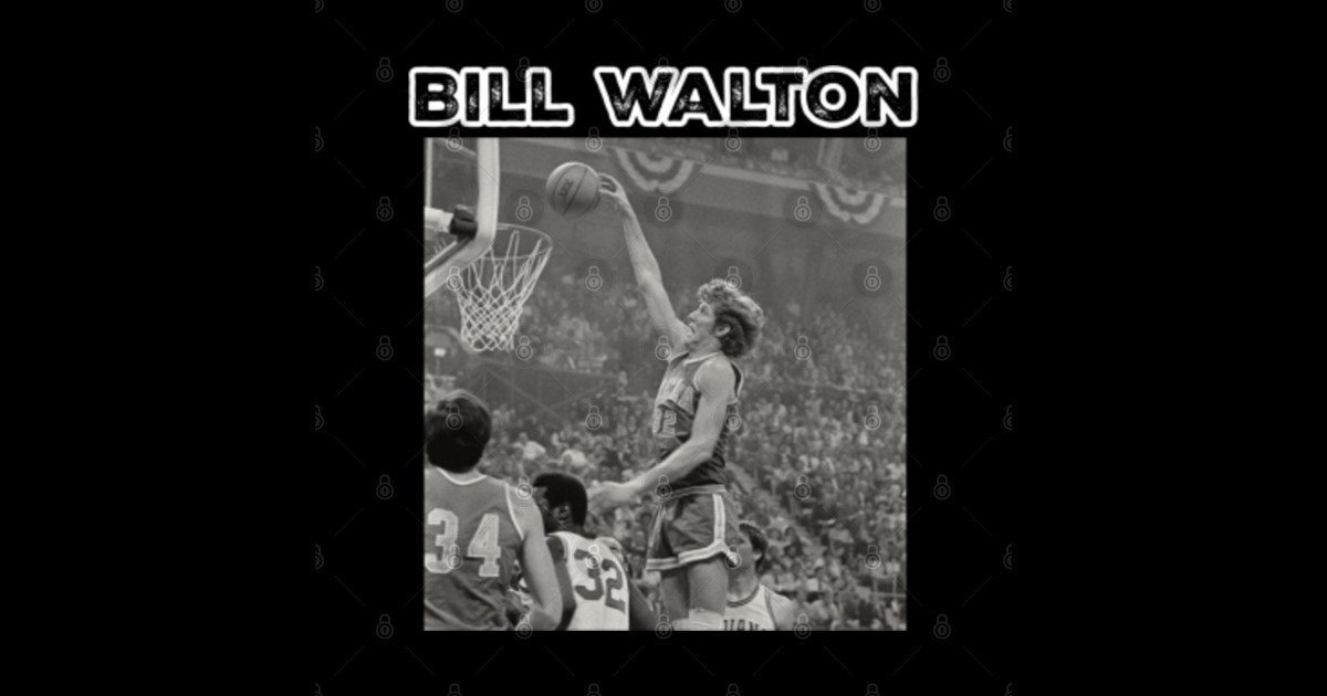 Bill Walton - Bill Walton Illustration - Sticker | TeePublic