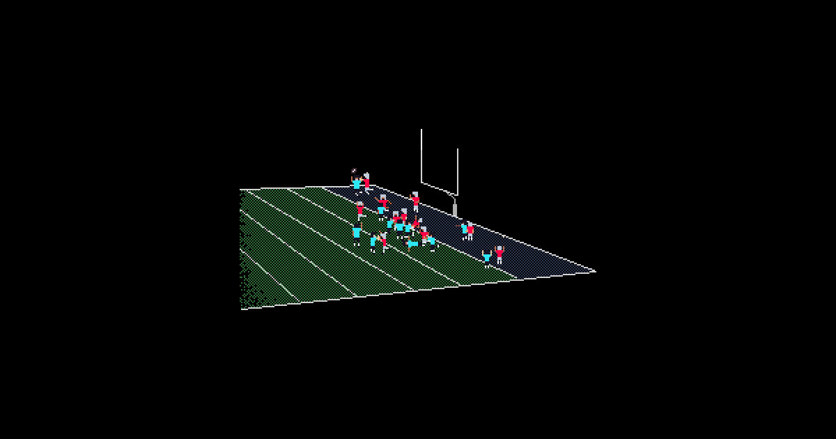 Pixel Football - Touchdown? - Football - Posters and Art Prints | TeePublic