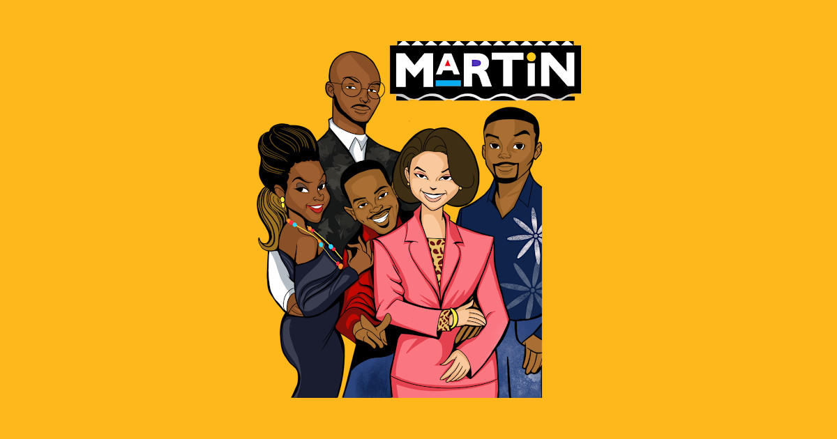 Martin - Cartoon Design - Martin Lawrence - T-Shirt | TeePublic