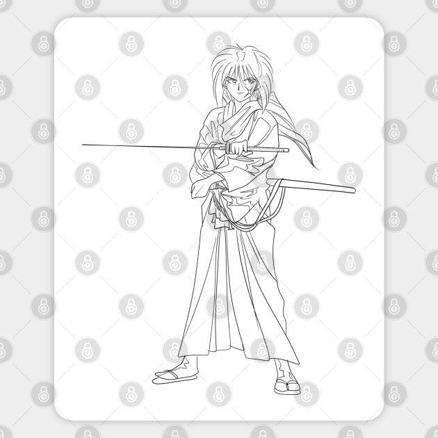 rurouni kenshin coloring book