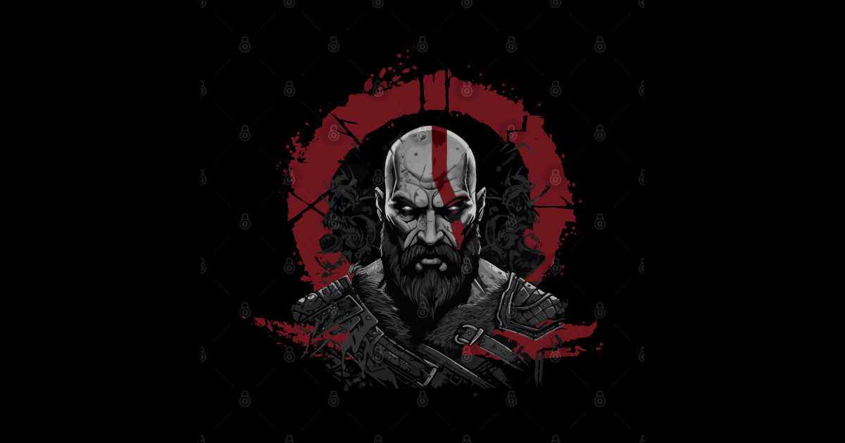 kratos - god of war - God Of War - Sticker | TeePublic