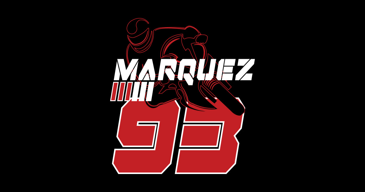 Marc Marquez 93 Superbike Champion Rider - Marc Marquez - Sticker ...