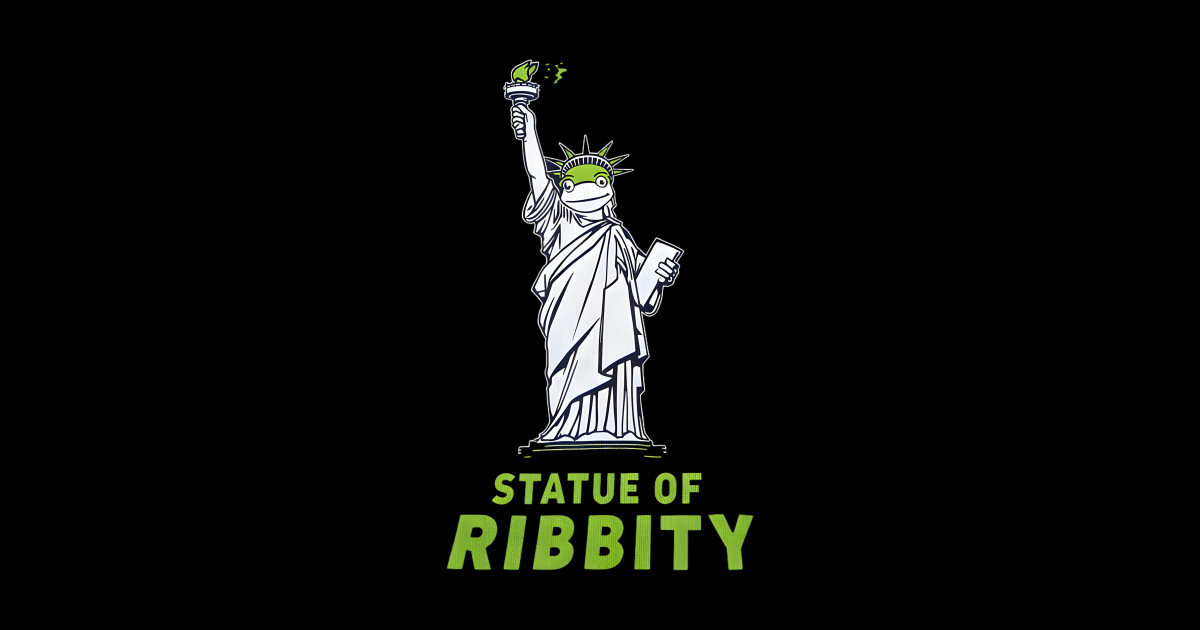Statue Of Ribbity Frog Liberty Parody - Funny Meme Parody - Phone Case ...