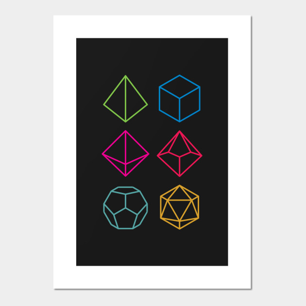 Roll - Dungeons & Dragons Line Art Series - Dnd - Posters and Art ...