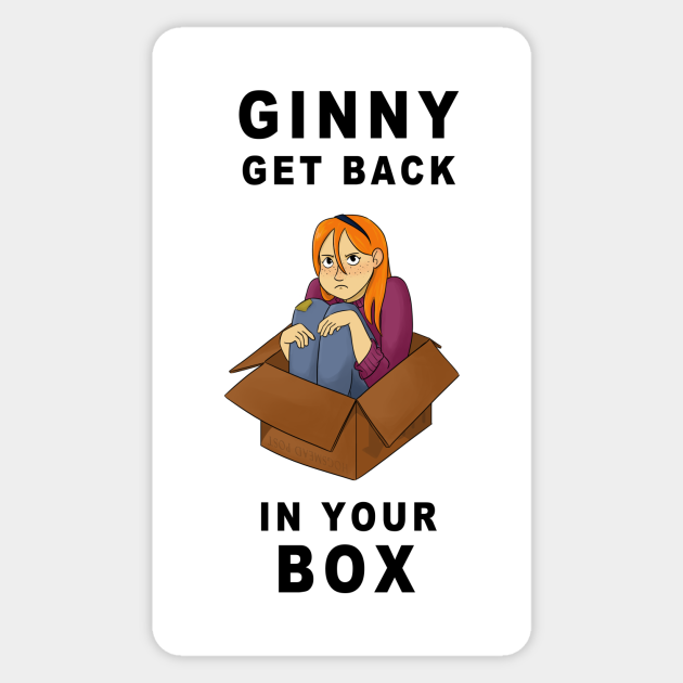 Get Back In Your Box! - Fanatical Fics - Sticker | TeePublic