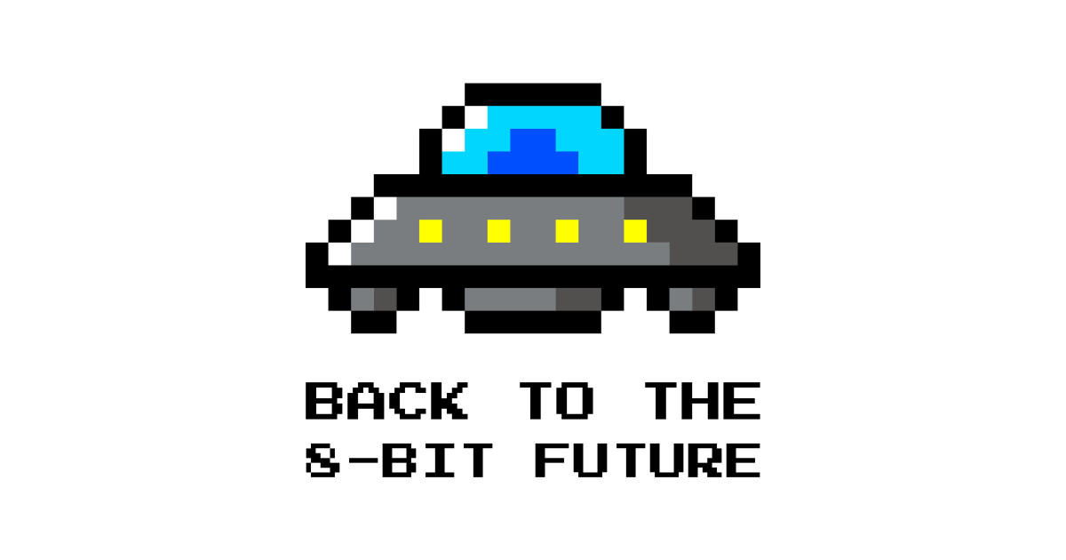 Back to the 8 Bit Future - 8bit - T-Shirt | TeePublic