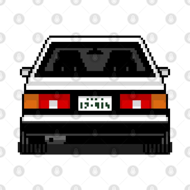 Initial D Toyota Sprinter Trueno AE86 Pixel Art 2 - Initial D ...
