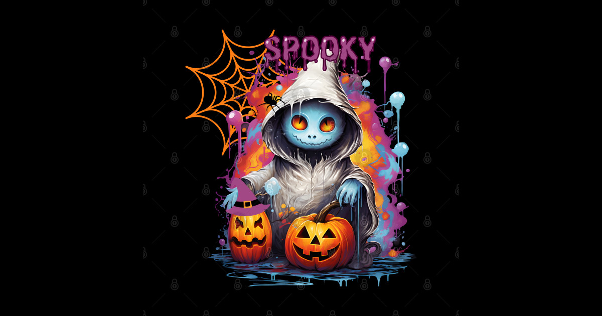spooky - Gift Idea For Halloween - Sticker | TeePublic