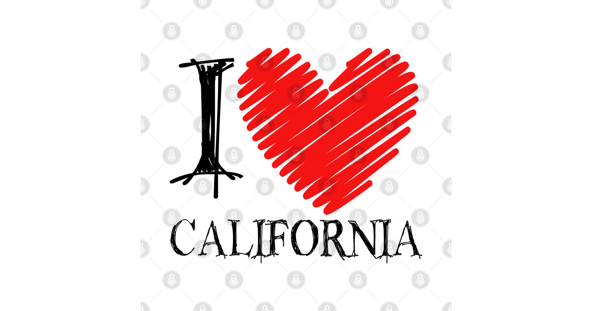 I Love California, United States Of America, California Merch ...