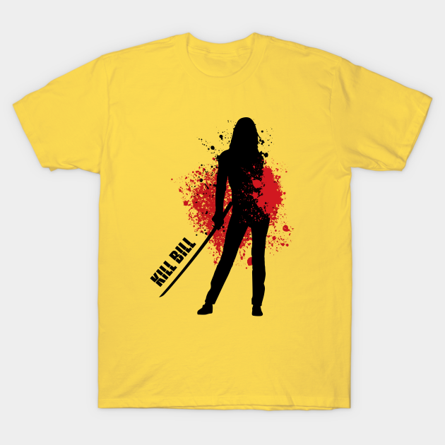 Kill Bill Tarantino Bloody Bride Design - Kill Bill - T-Shirt | TeePublic
