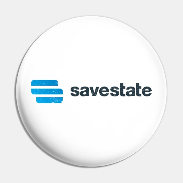 The SaveState Logo - Save State - Pin | TeePublic