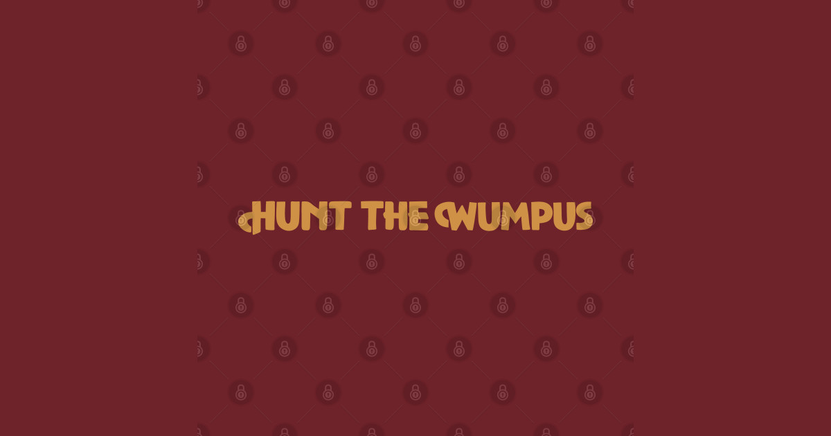 Hunt the Wumpus 70s Retro - Hunt The Wumpus - T-Shirt | TeePublic