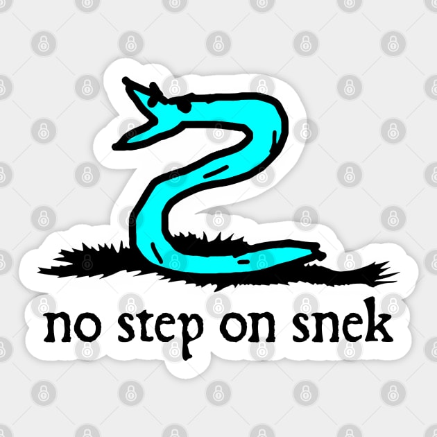 no-step-on-snek - No Step On Snek - Sticker | TeePublic