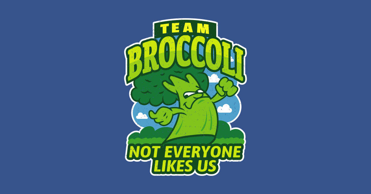 Team Broccoli - Funny Broccoli Sports - Super Broccoli - T-Shirt ...