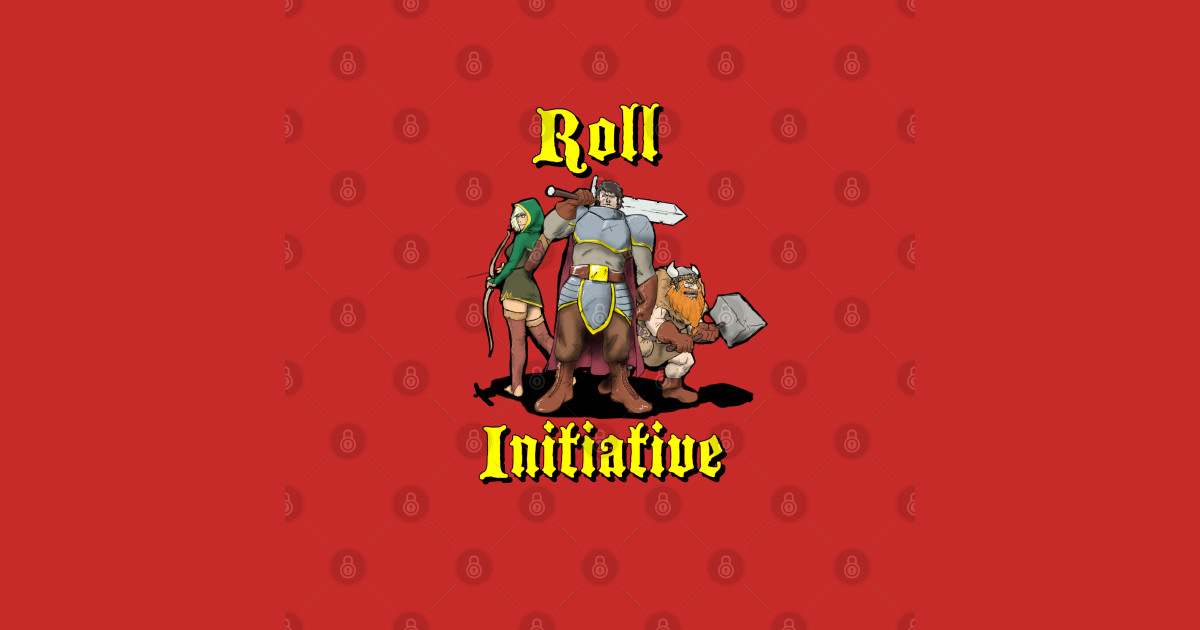 Roll Initiative - Initiative - T-Shirt | TeePublic