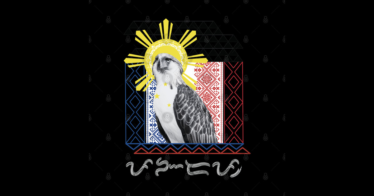 Philippine Eagle / Baybayin word Pangarap (Dream/Cloud Castle ...