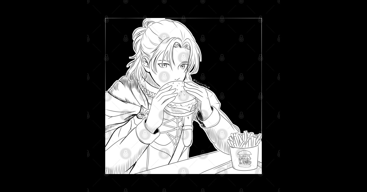 Burger king - Dimitri - Sticker | TeePublic