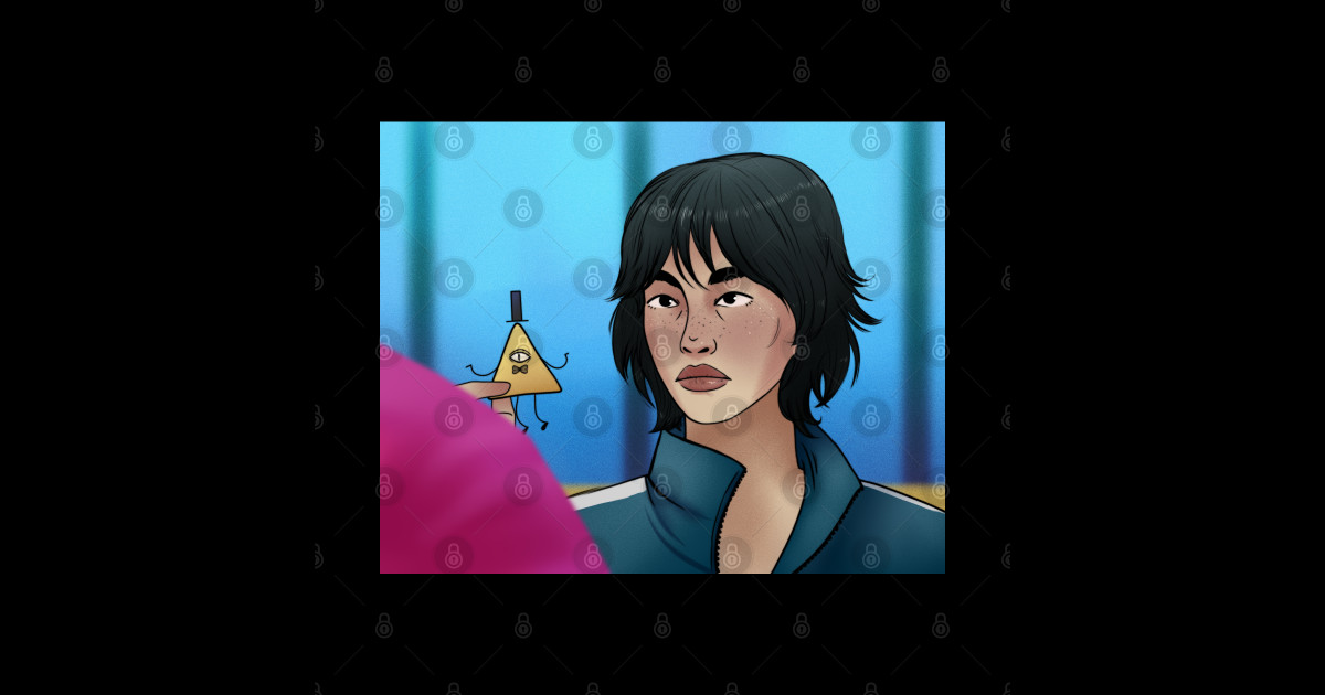 Bill Cipher Game - Squidgame - Sticker | TeePublic