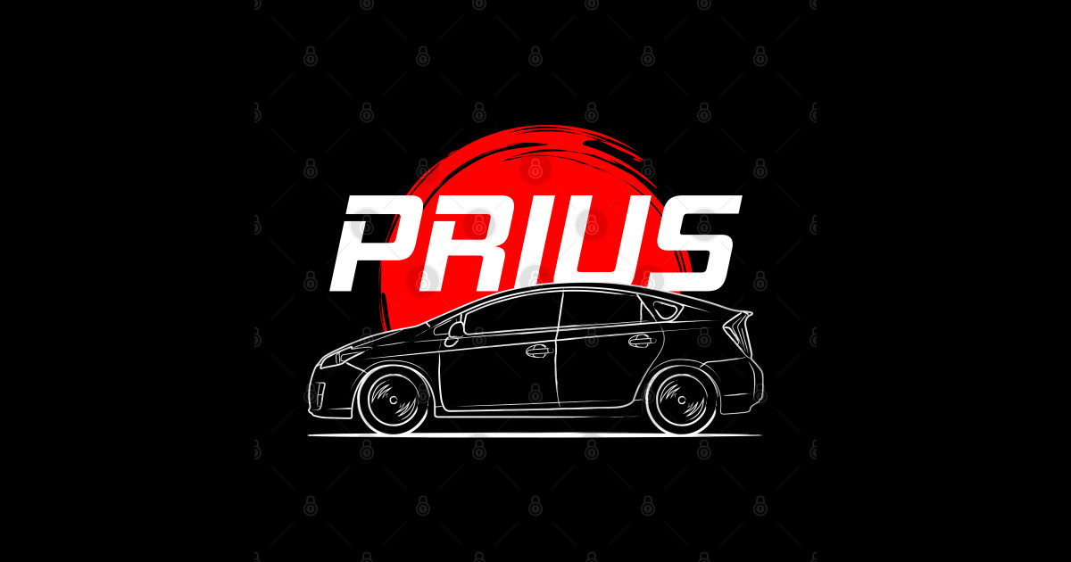 Hybrid Prius MK3 - Prius - Sticker | TeePublic