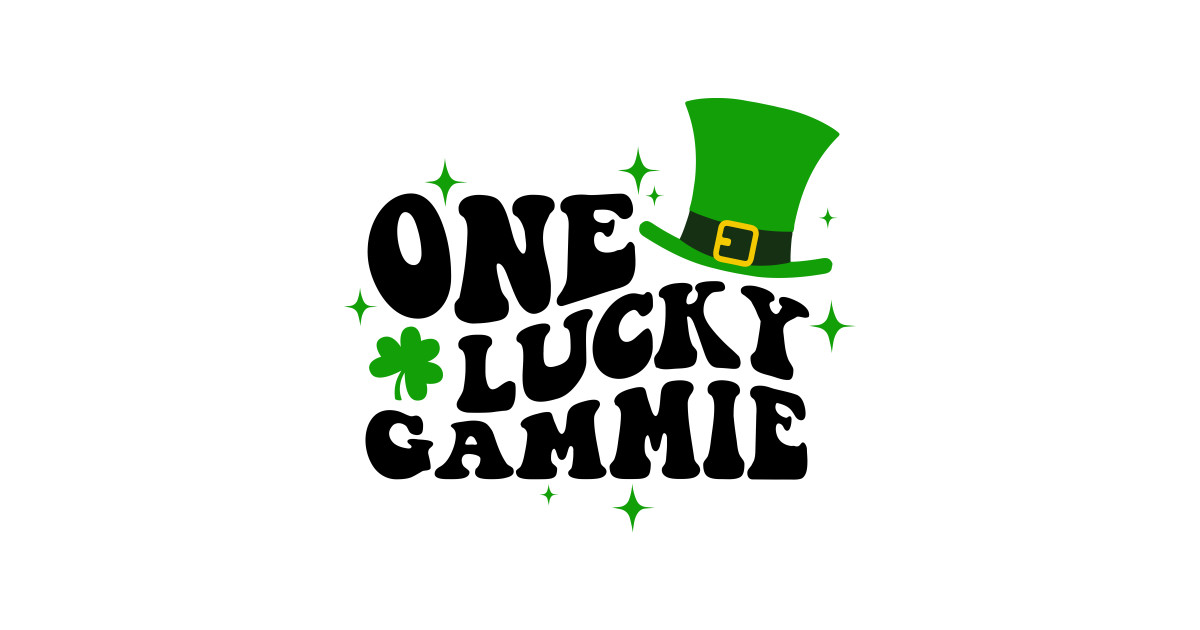 One Lucky Gammie Funny St. Patrick's Day Family - St Patricks Day - T ...