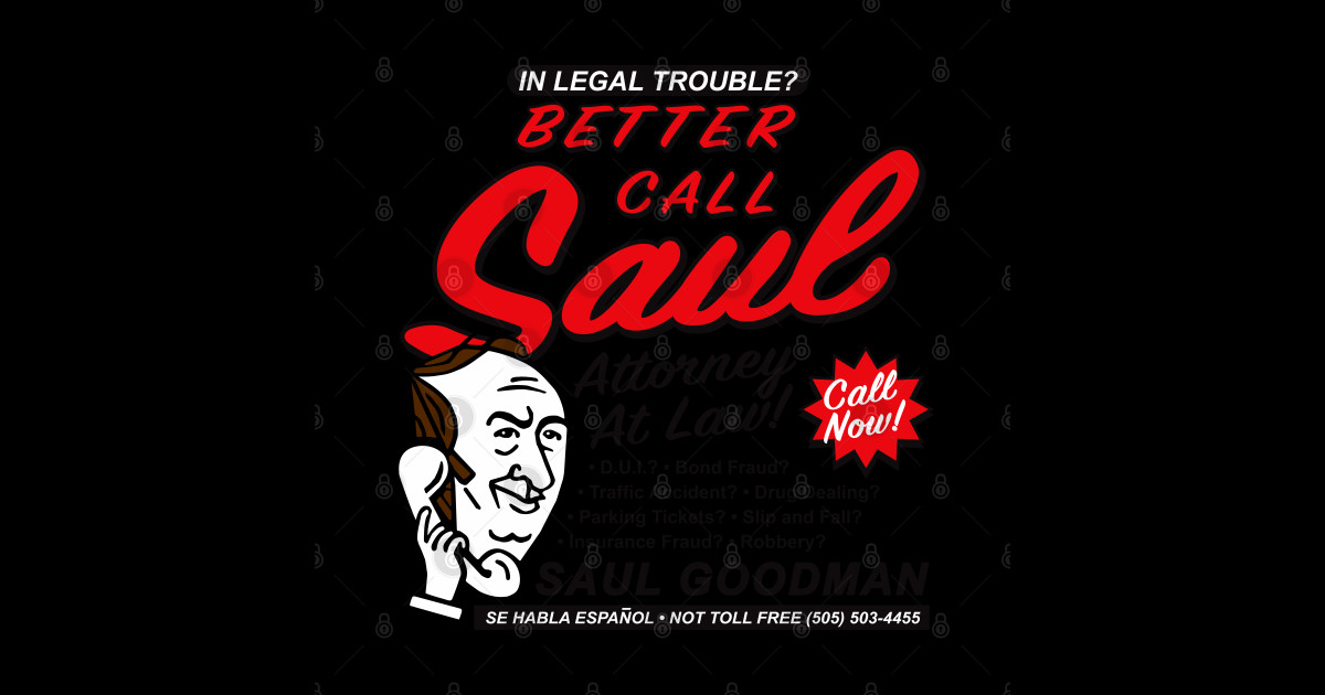 Better Call Saul Newspaper Ad - Better Call Saul Tv Show - Sticker ...