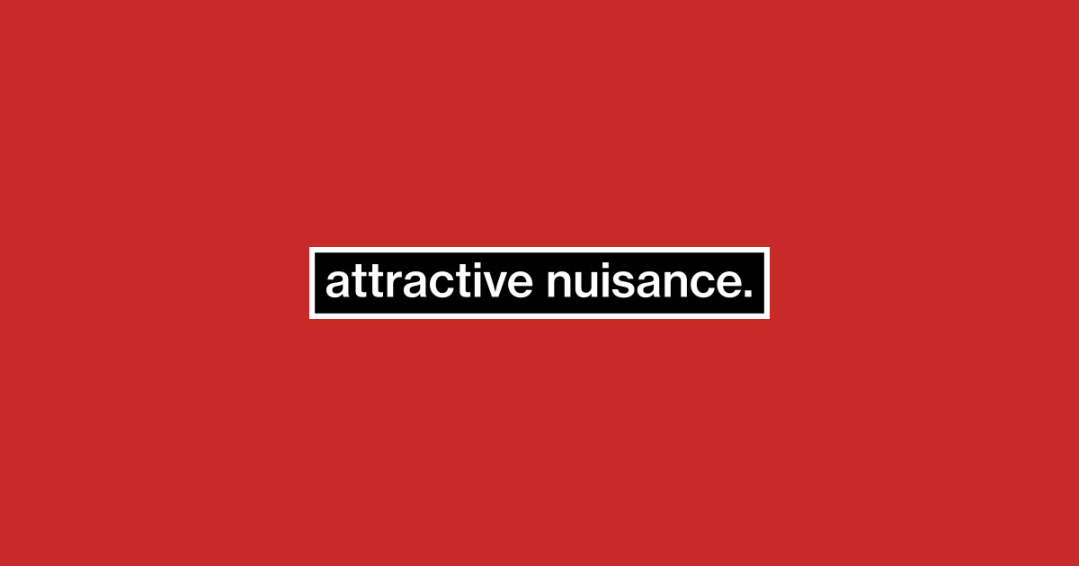 Attractive Nuisance - Attractive - T-Shirt | TeePublic