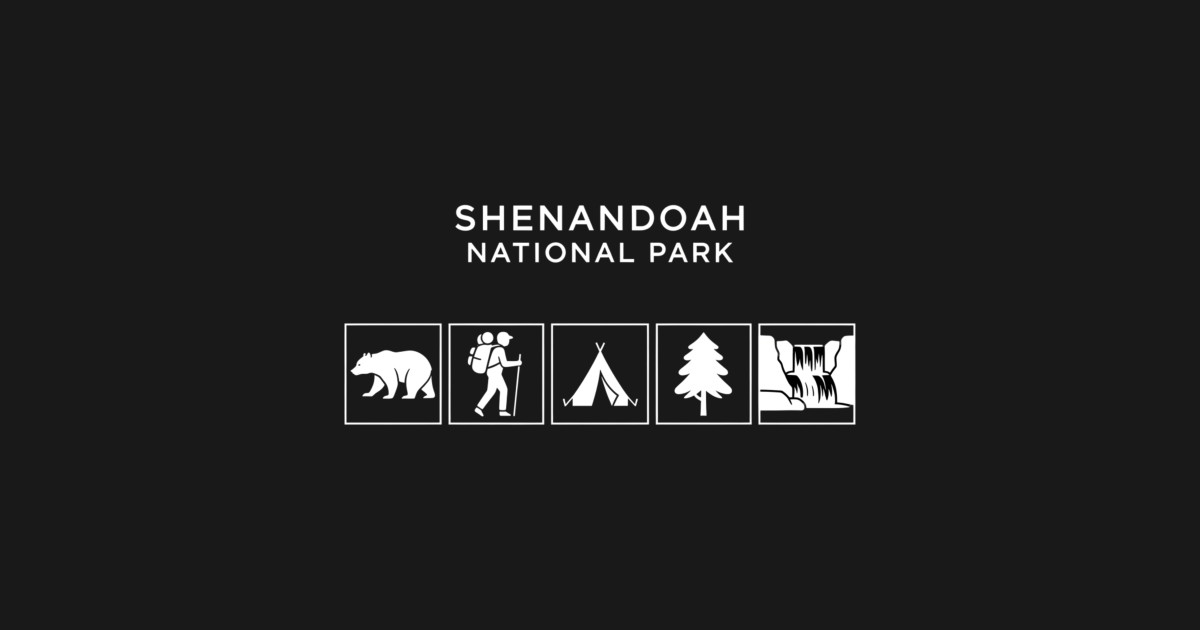 Shenandoah National Park Icon - Shenandoah National Park Icon - T-Shirt ...
