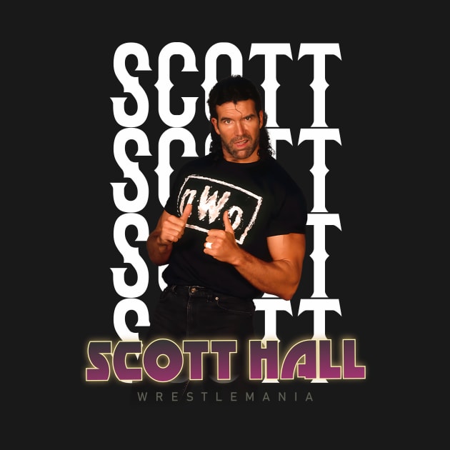 Wrestle Star scott hall - Scott Hall - T-Shirt | TeePublic
