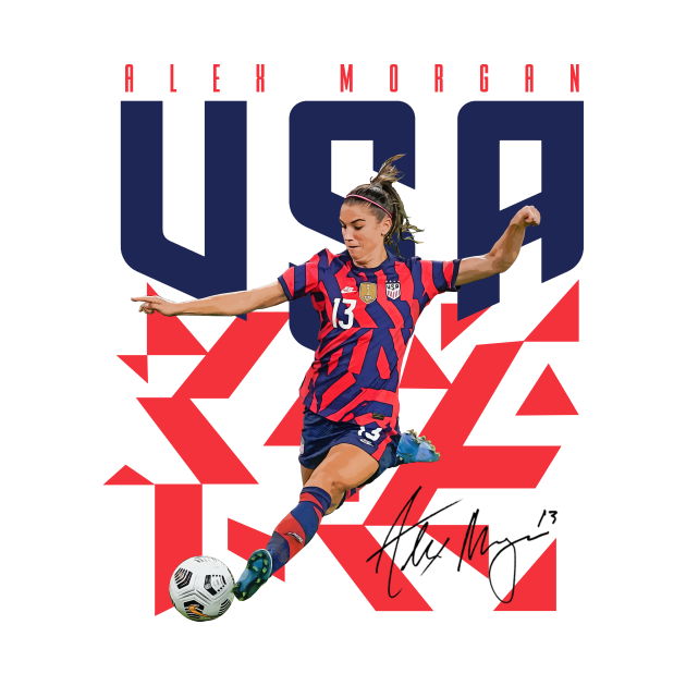 Alex Morgan USA - Alex Morgan Usa Soccer - T-Shirt | TeePublic