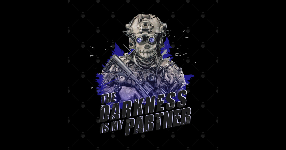 The Darkness is my Partner, Tacticool style - Tacticool - Sticker ...