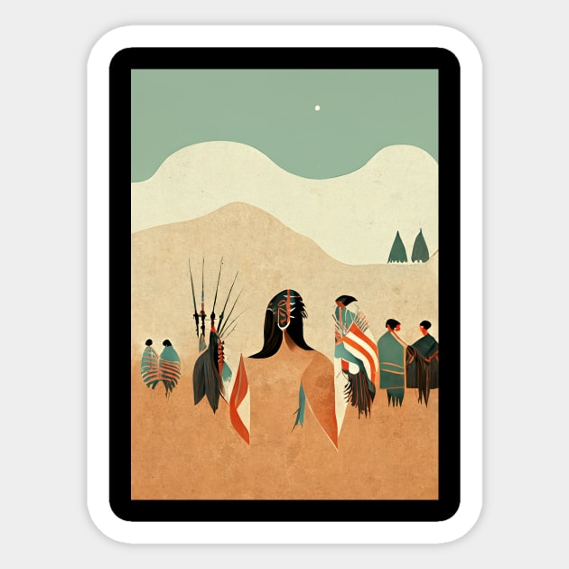 A Native Tribe - Native - Sticker | TeePublic