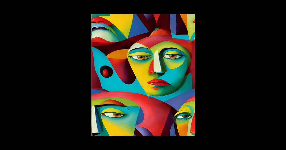 Artwork human faces - Artwork - Posters and Art Prints | TeePublic