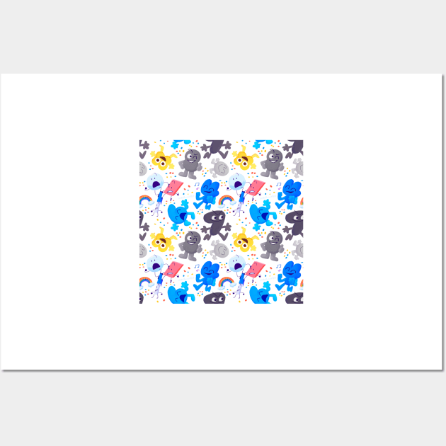 Bfdi Pattern - Bfb - Posters and Art Prints | TeePublic