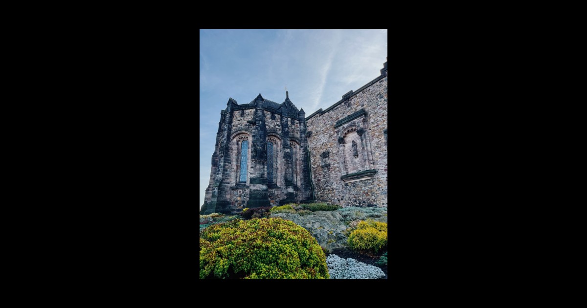 Stone turret at Edinburgh Castle - Edinburgh - Posters and Art Prints ...