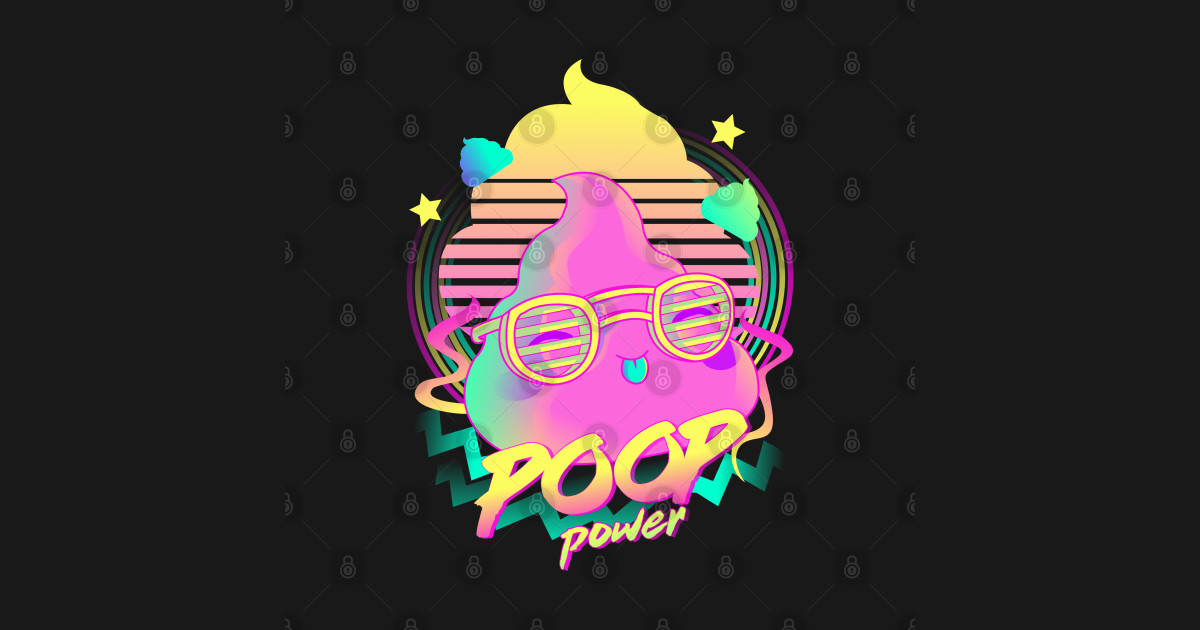 Poop Power - Poop - T-Shirt | TeePublic