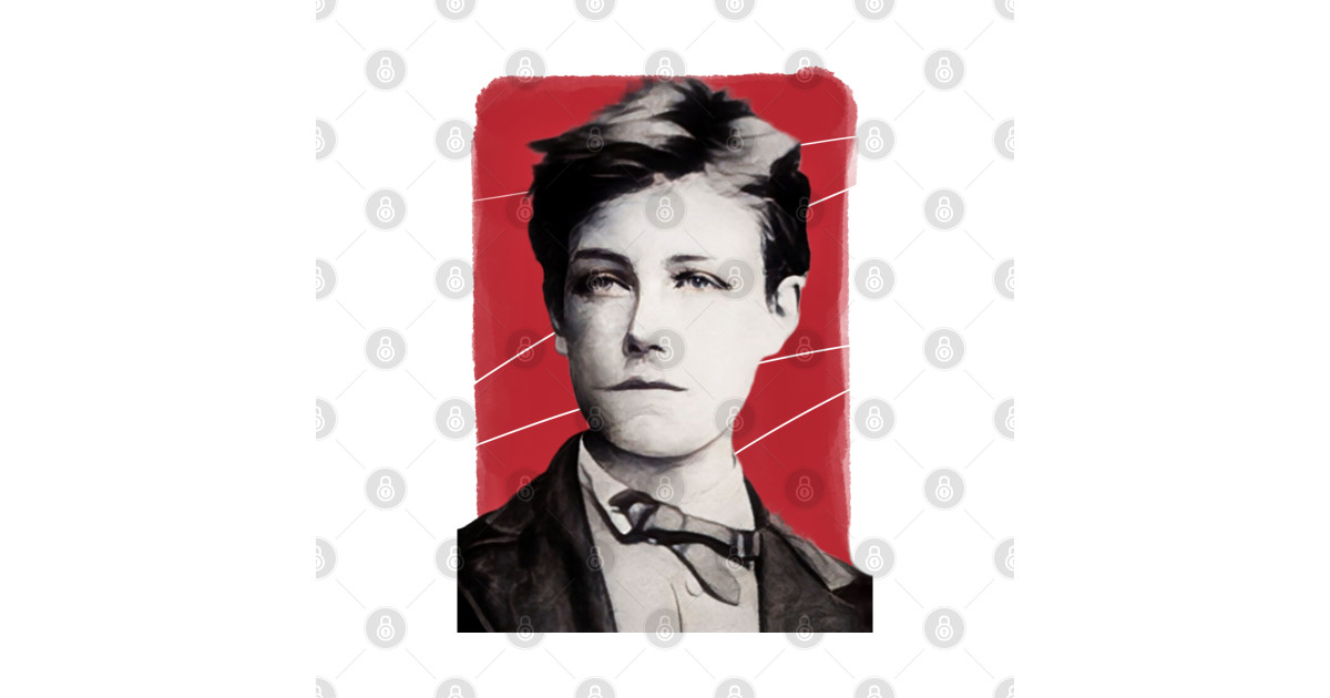 French Surrealist Poet Arthur Rimbaud illustration - Arthur Rimbaud - T ...