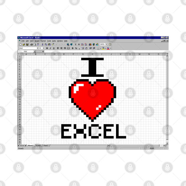 I LOVE EXCEL - Microsoft Excel - Mug | TeePublic