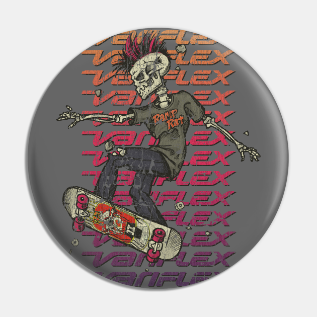 Variflex Ramp Rat Repeater 1986 - Skateboard - Pin | TeePublic