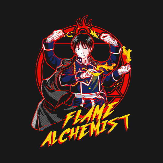 Flame Alchemist - Roy Mustang - Long Sleeve T-Shirt | TeePublic