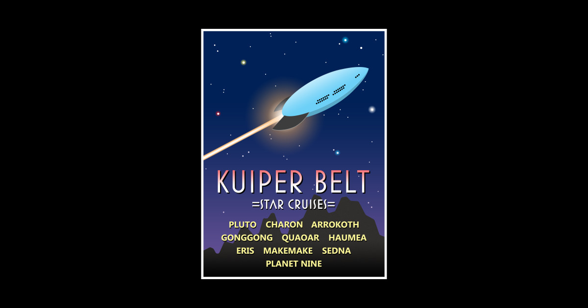 Kuiper Belt Star Cruises - Kuiper Belt - Sticker | TeePublic