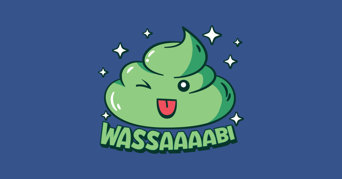 Cute Kawaii Wasabi Wassup Funny - Wasabi - T-Shirt | TeePublic
