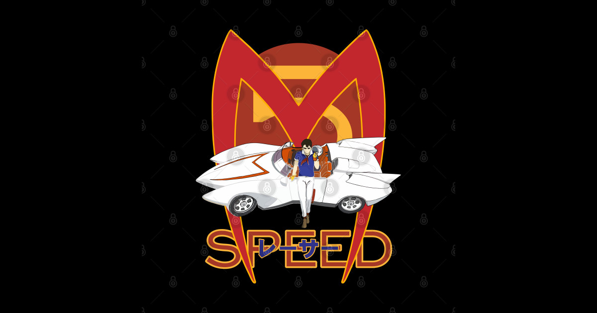 Mach 5 Speed Racer Japanese - Speed Racer - Sticker | TeePublic