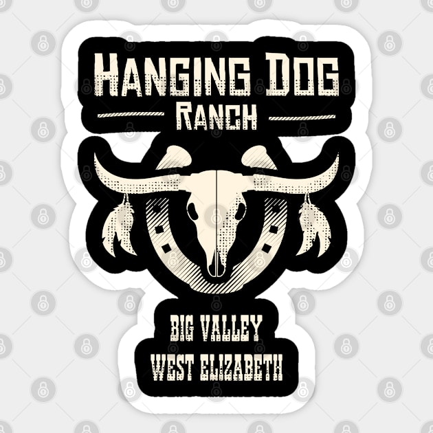 Hanging Dog Ranch - Red Dead Redemption 2 - Sticker | TeePublic