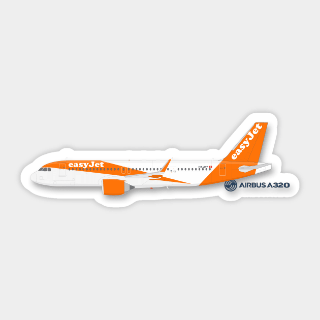 Airbus A320 - Airbus A320 - Sticker | TeePublic