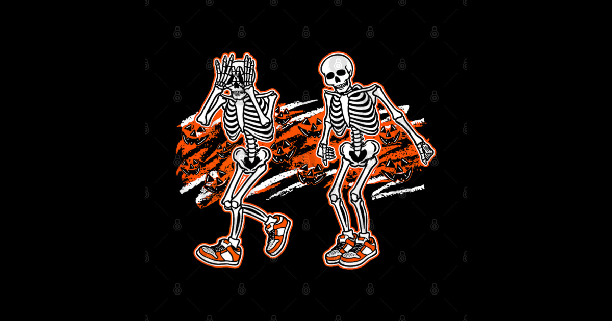 Skeleton Griddy Dance Halloween - Skeleton Halloween - Posters and Art ...