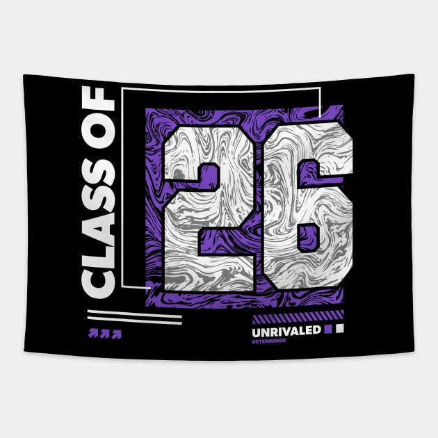 Class of 2026 Urban Streetwear // Graduation Class of '26 Purple ...