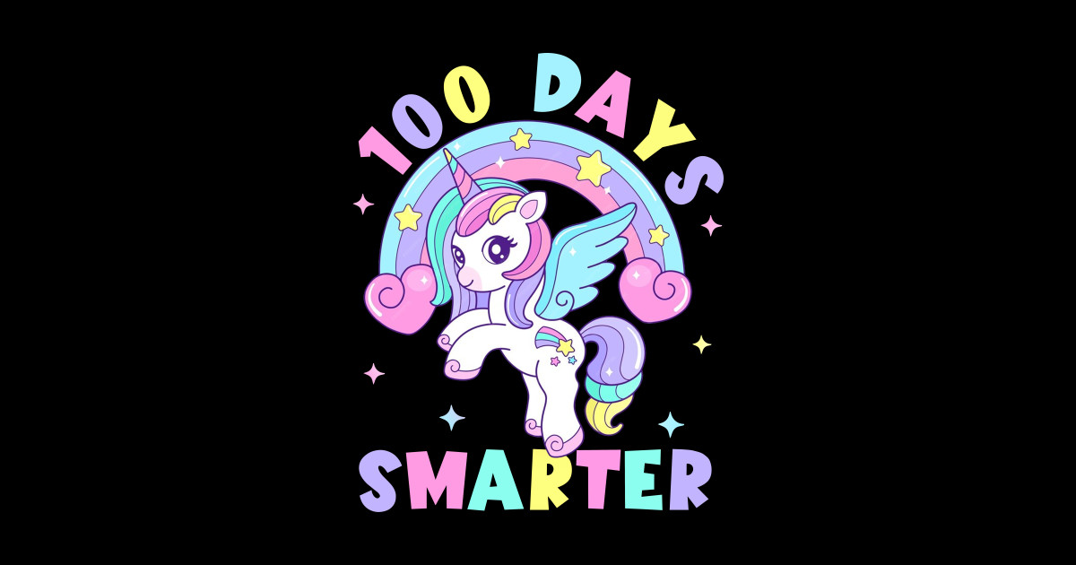 100 Days of School Unicorn Girls Teacher 100th Day of School Gift For ...