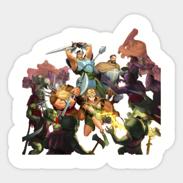 Roll to Succeed - Dungeons And Dragons - Sticker | TeePublic