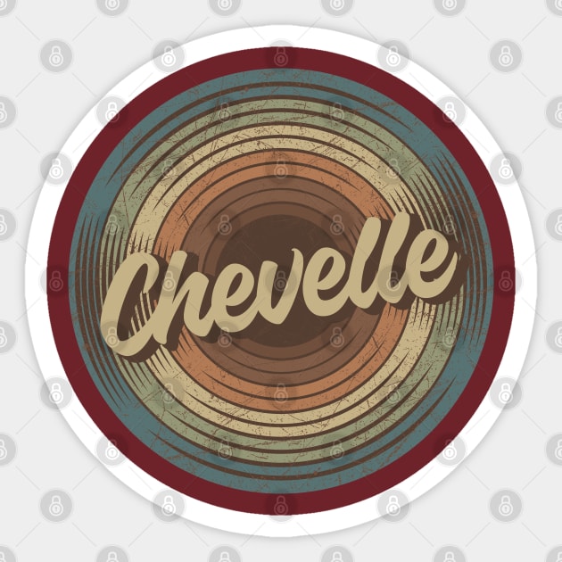 Chevelle Vintage Vinyl - Musician - Sticker | TeePublic